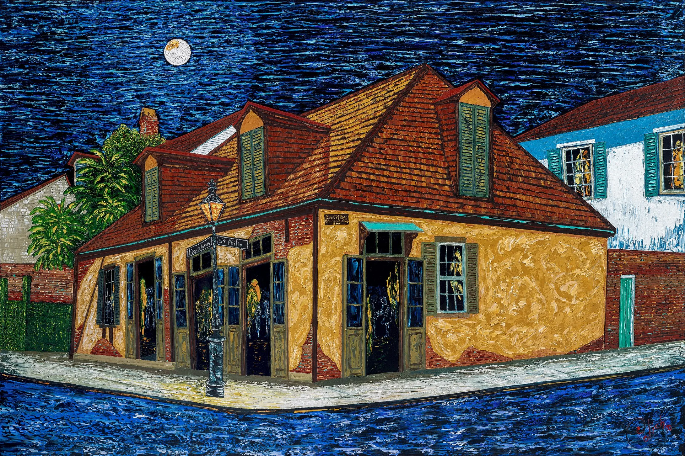 "Lafitte's Blacksmith Shop Bar" — Caliche & Pao Gallery, New Orleans ...