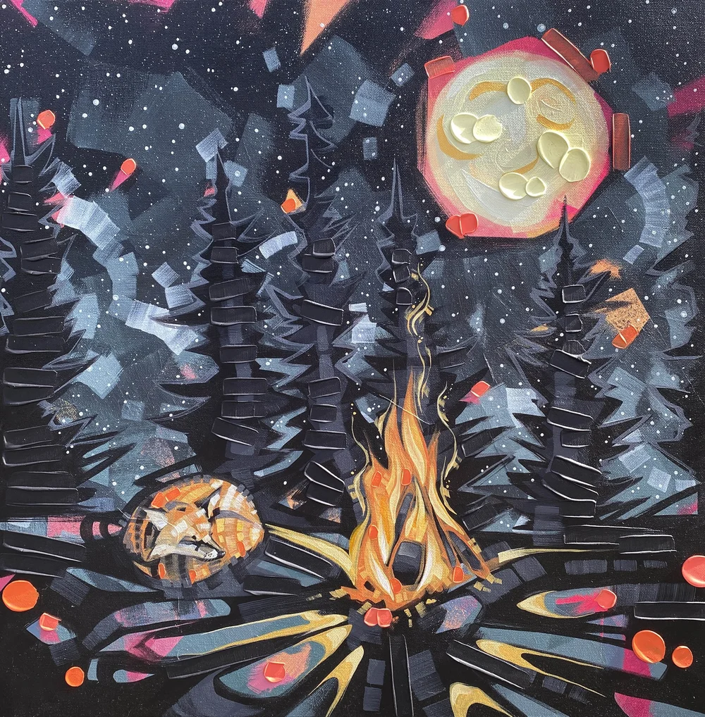 Campfire Painting
