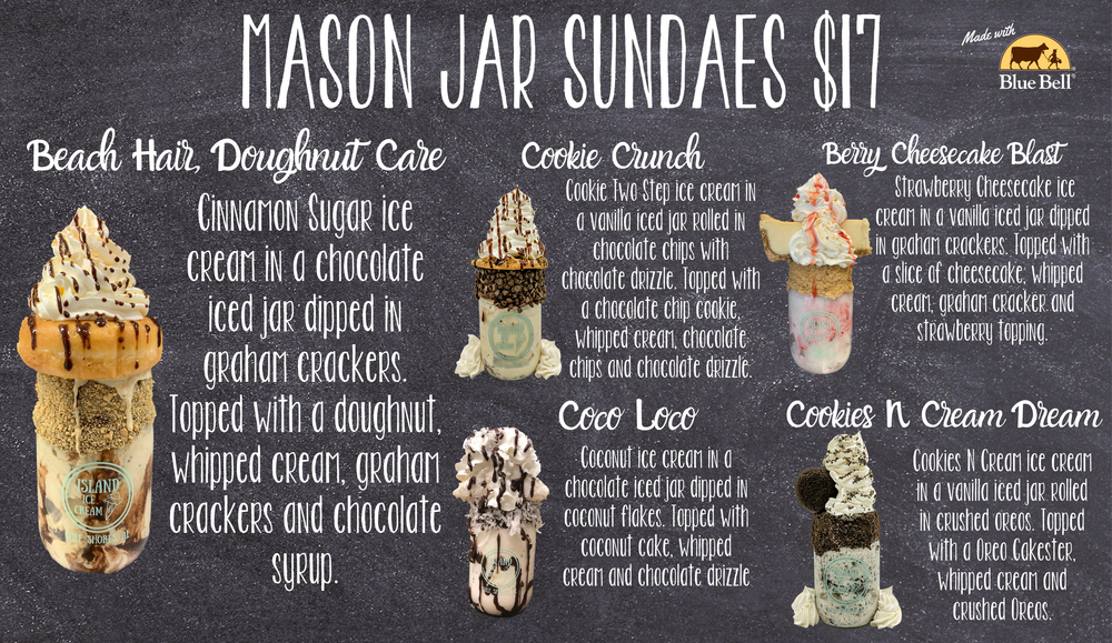 Menu — Island Ice Cream & Treats