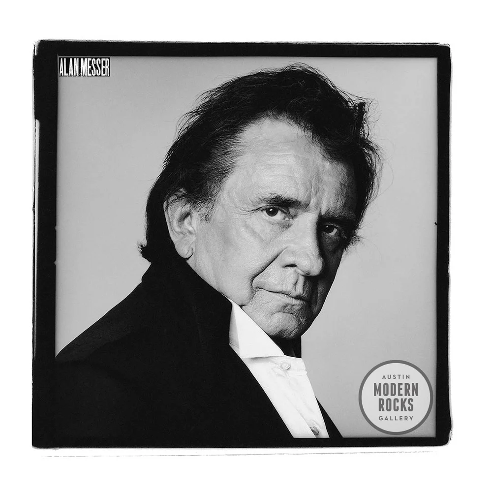 Johnny Cash Black And White Portrait