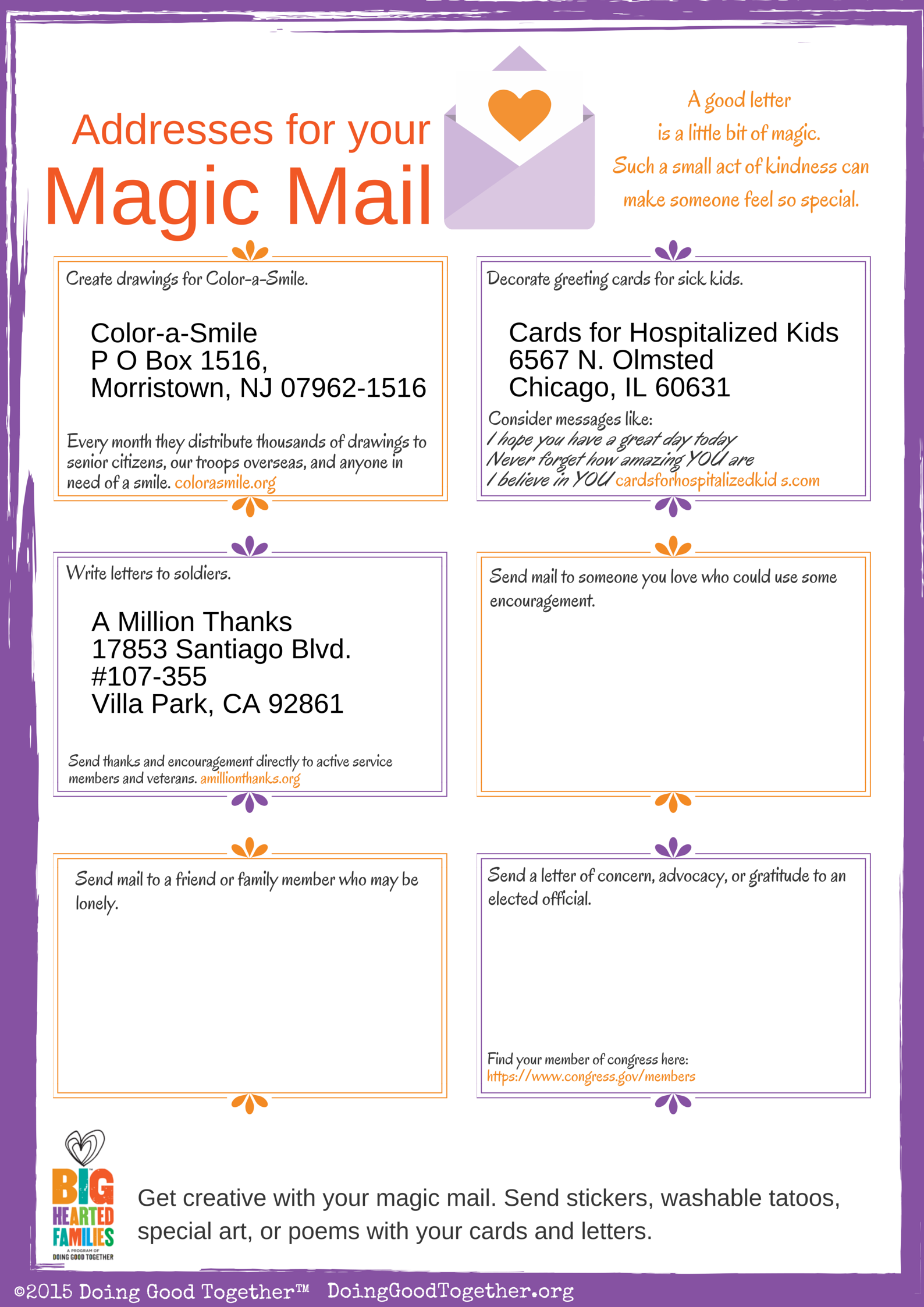 The Magic of Mail — Doing Good Together™