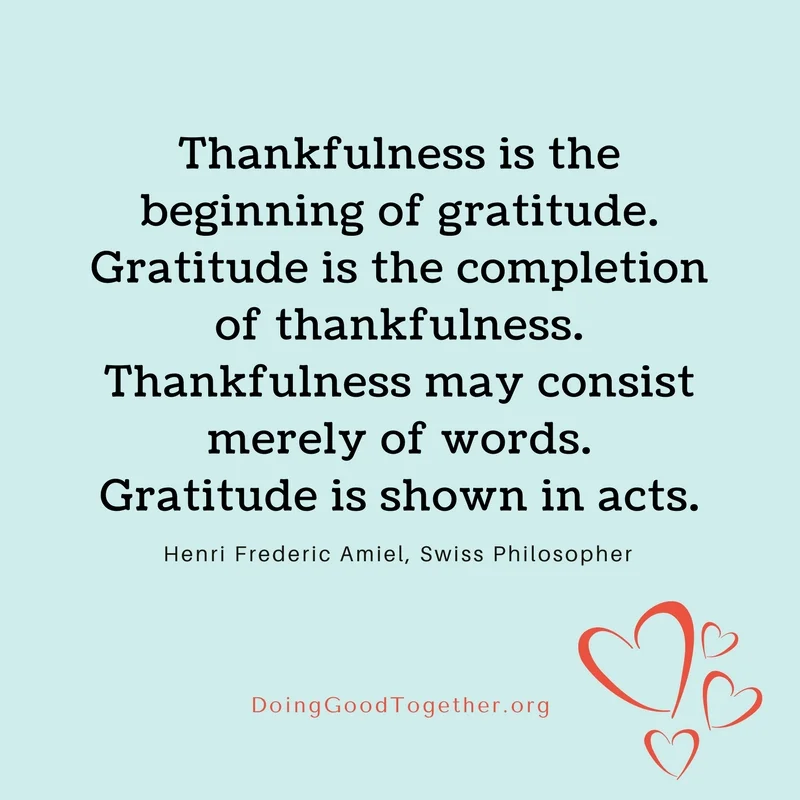 Authentic Gratitude: 3 Ways Giving Thanks Can Do Good — Doing Good ...