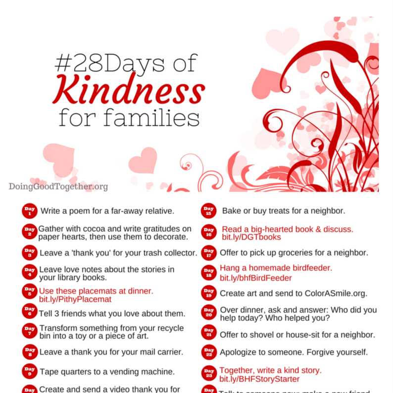 30-Day Kindness Challenge — Doing Good Together™