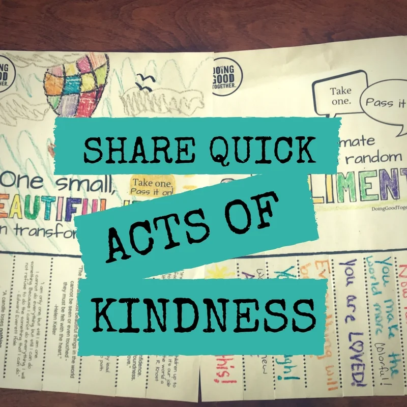 Share Quick Acts of Kindness — Doing Good Together™
