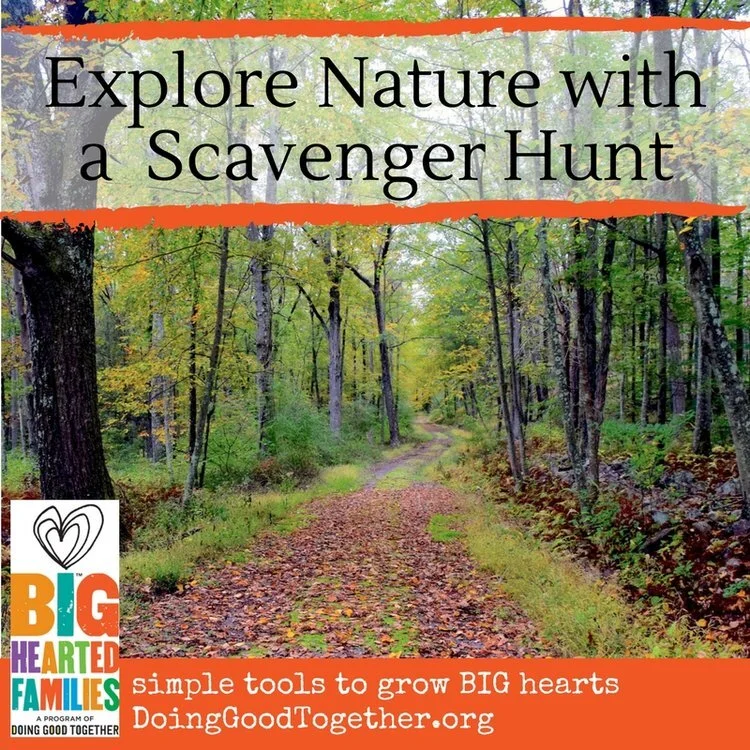 Nature Scavenger Hunt for Kids | FREE Printable — Doing Good Together™
