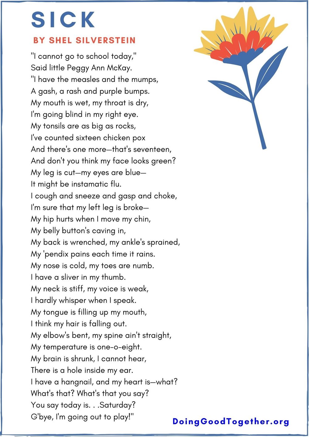 Poetry Prompts for Random Acts of Word Play Kindness — Doing Good Together™