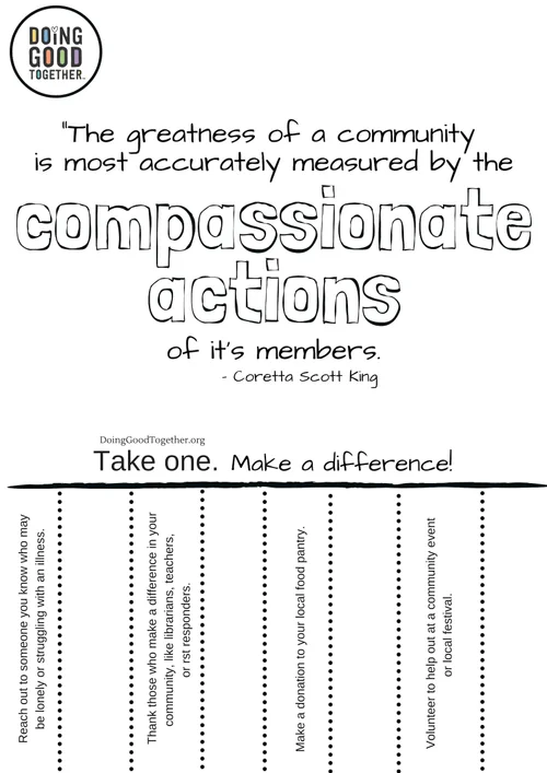 Design & Share Tear-Off Posters — Doing Good Together™