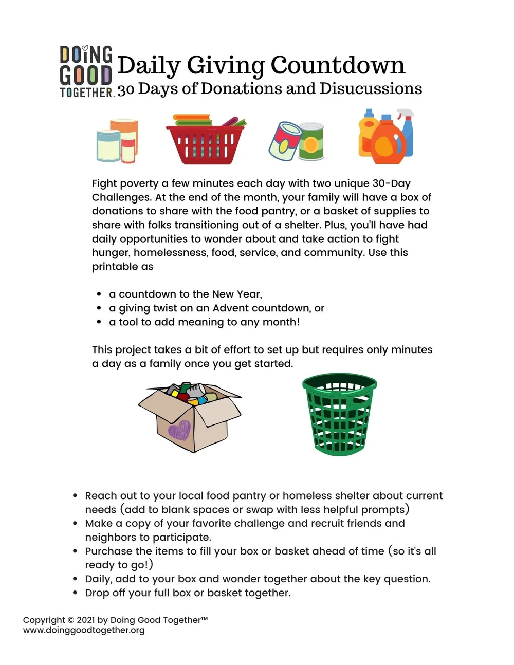 Take the Daily Giving Challenge — Doing Good Together™