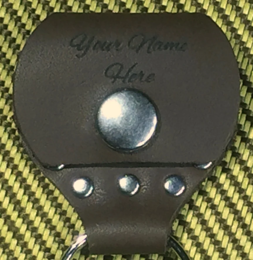 Monogram Keychain Pick Holder - Dragon's Heart Guitar Picks