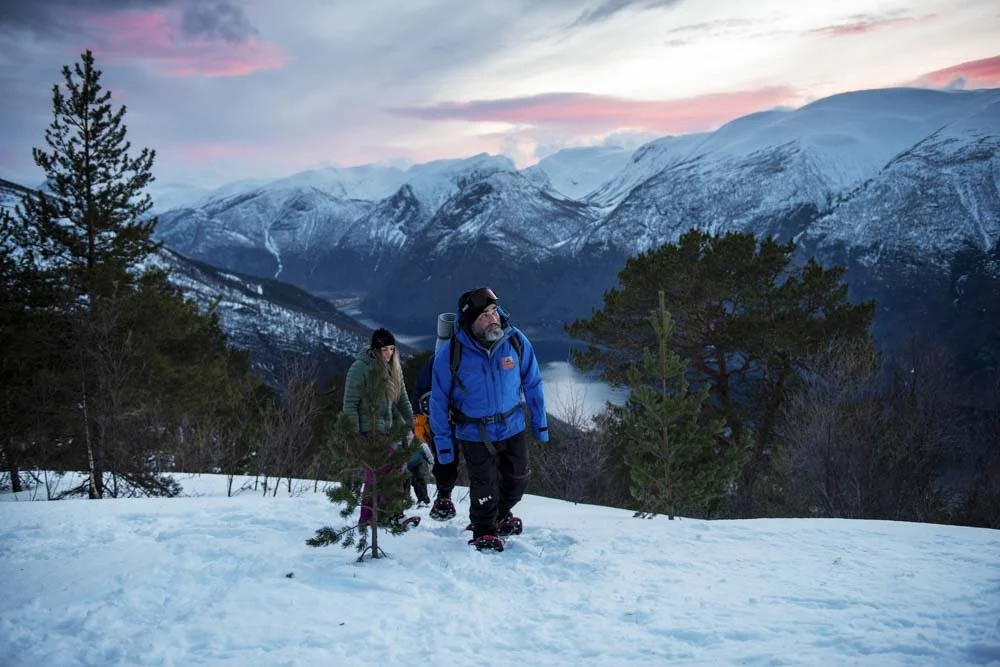Snowshoe Hike – Scenic Winter Trek Above the Fjords — Fjordsafari