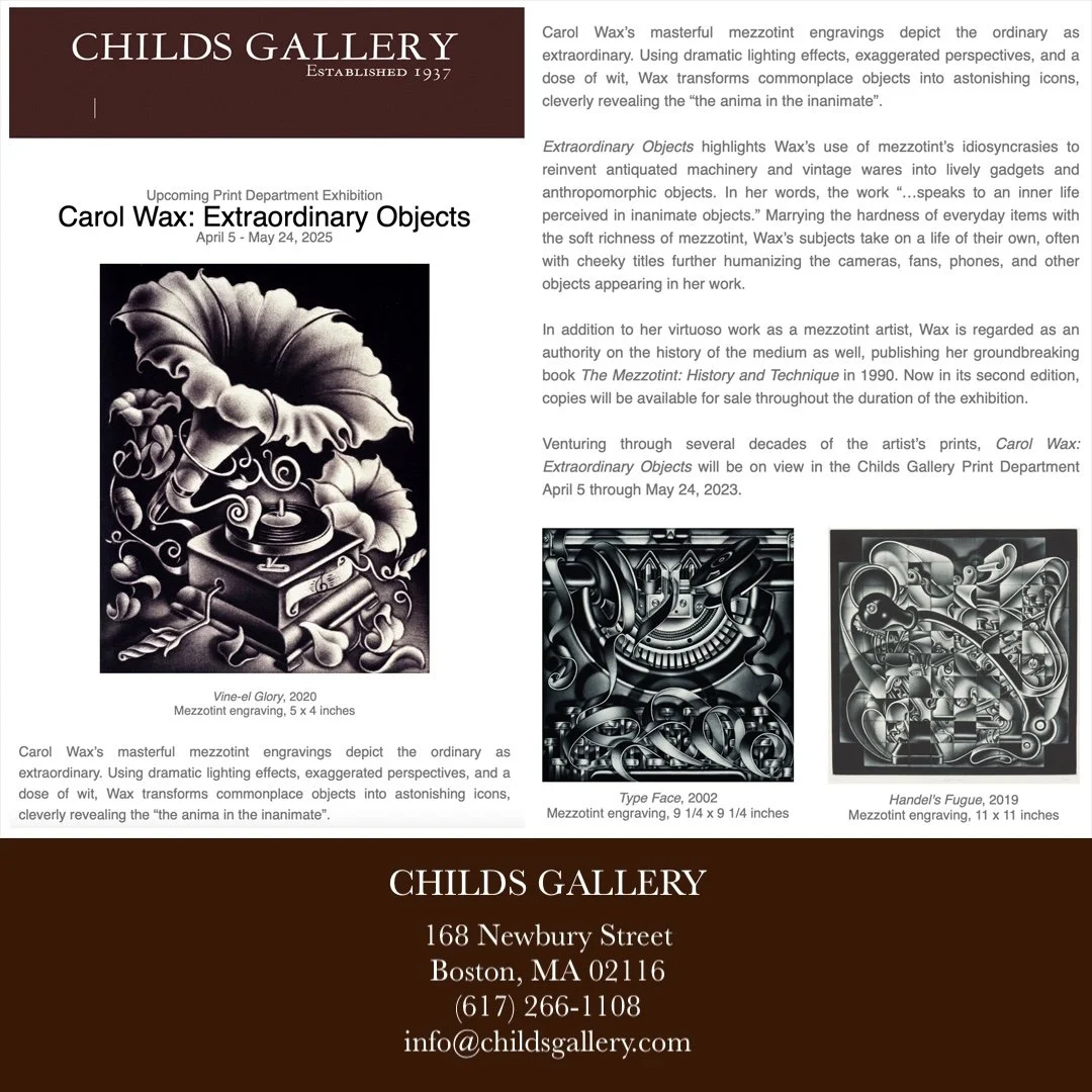 What's New — Carol Wax