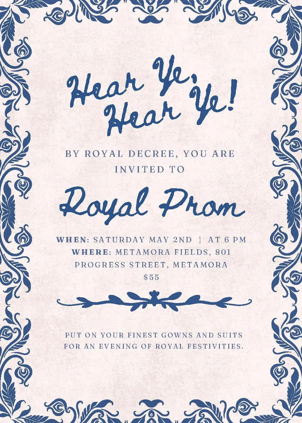 Royal Prom 2026 — Peoria Christian School