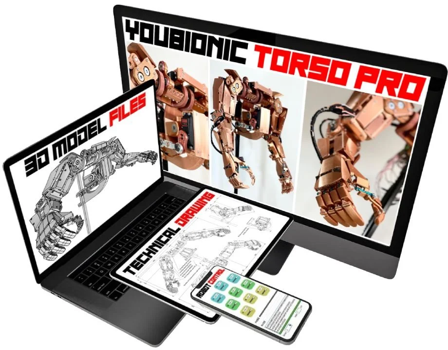 Build Your 3d Printed Humanoid Robot Using Our Documentation Youbionic