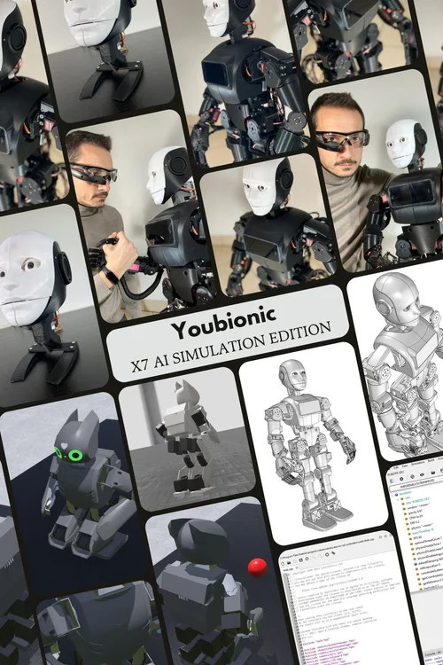Youbionic - How to Build a 3D Printed Humanoid, Arm and Hand Robot: Youbionic Provides Complete ...