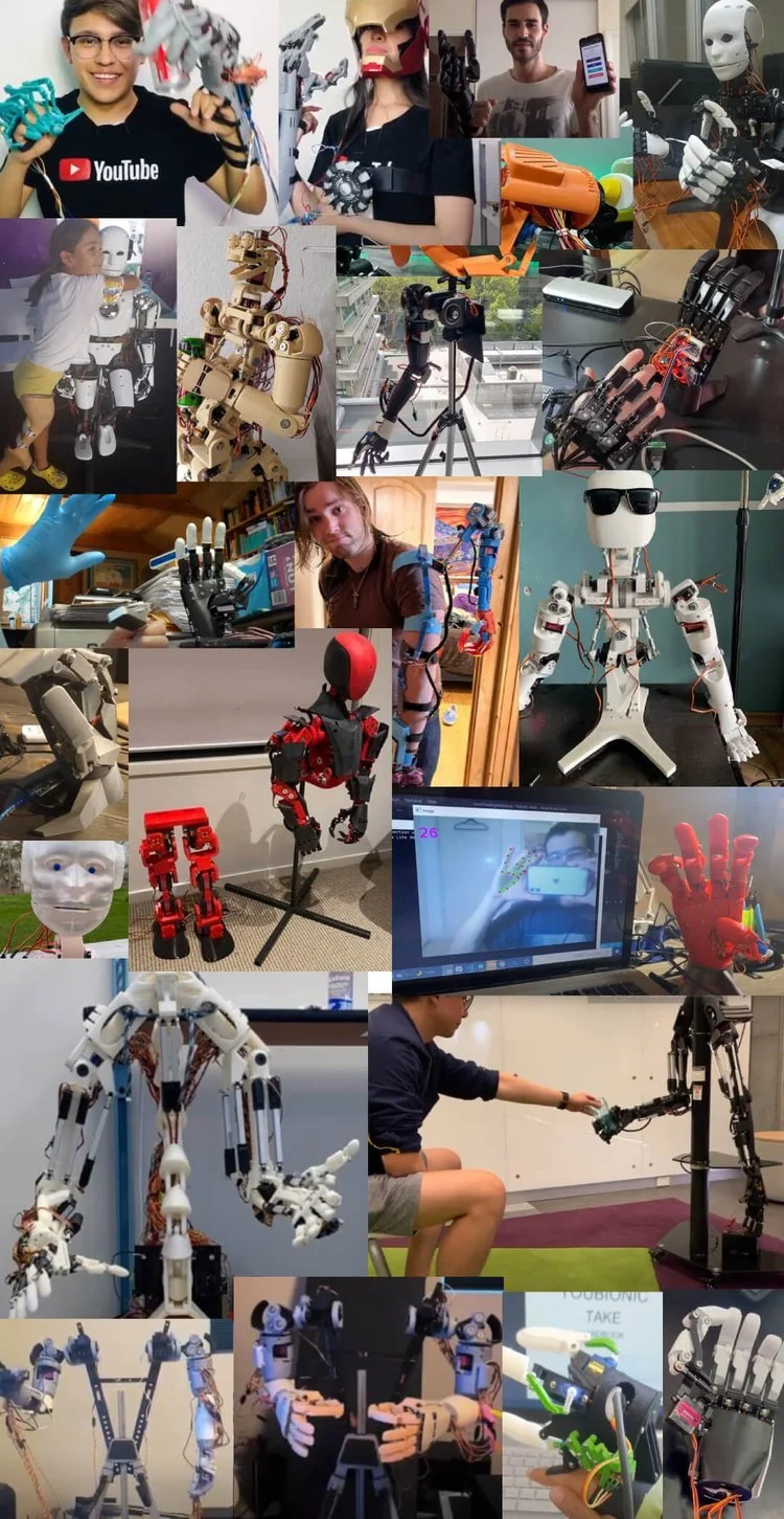 Youbionic - How to Build a 3D Printed Humanoid, Arm and Hand Robot ...