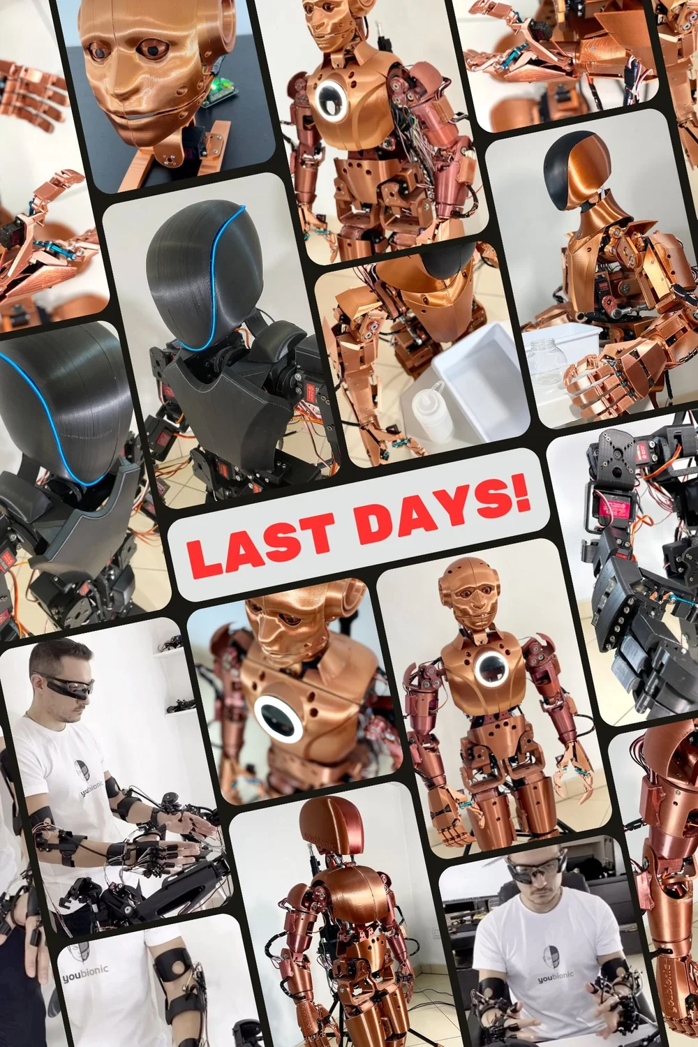 Build your 3D Printed Humanoid Robot using our Documentation — Youbionic