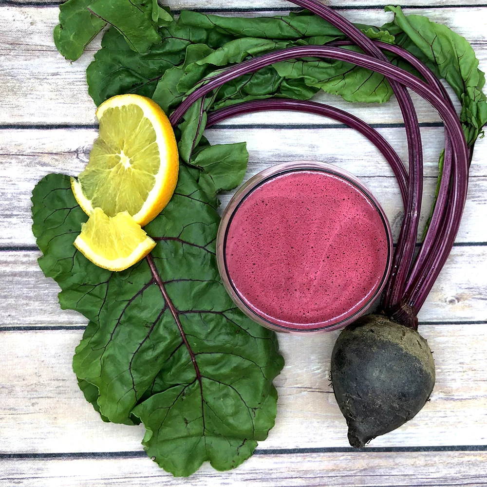 Super Cleanser Beet Greens Smoothie — Just Beet It