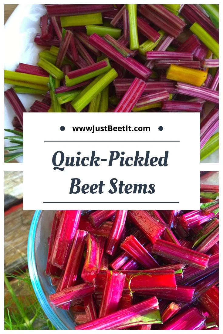 Quick-Pickled Beet Stems — Just Beet It