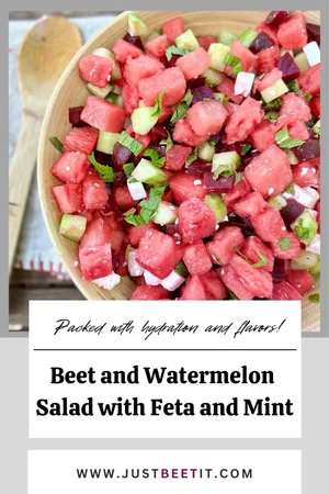 Watermelon, BEET, and Cucumber Salad with Feta, Mint, and Lime Juice ...