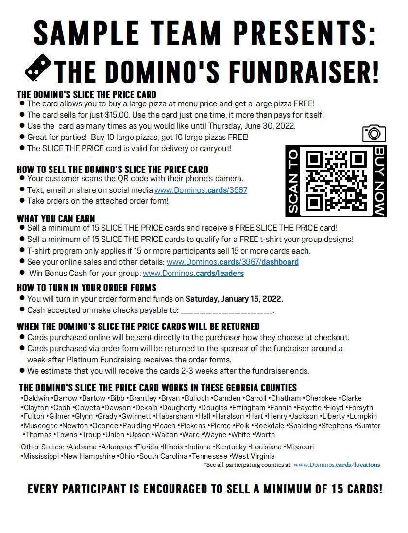 The Slice The Price Card Fundraising Made Easy Contactless Online