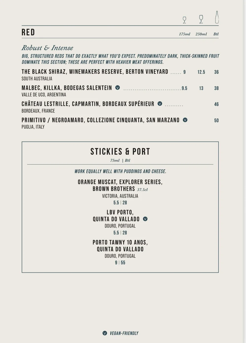 Menu's — The Gun Inn