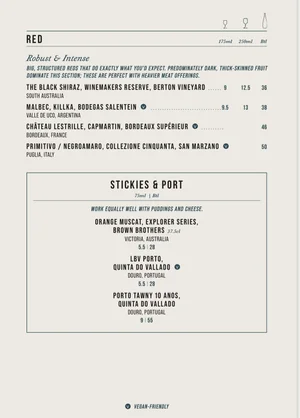 Menu's — The Gun Inn