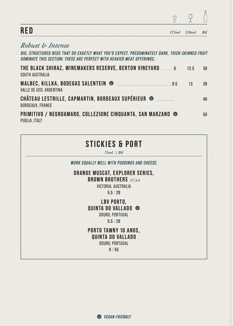 Menu's — The Gun Inn