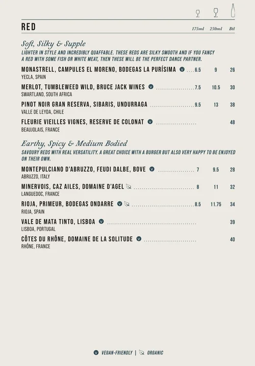 Menu's — The Gun Inn