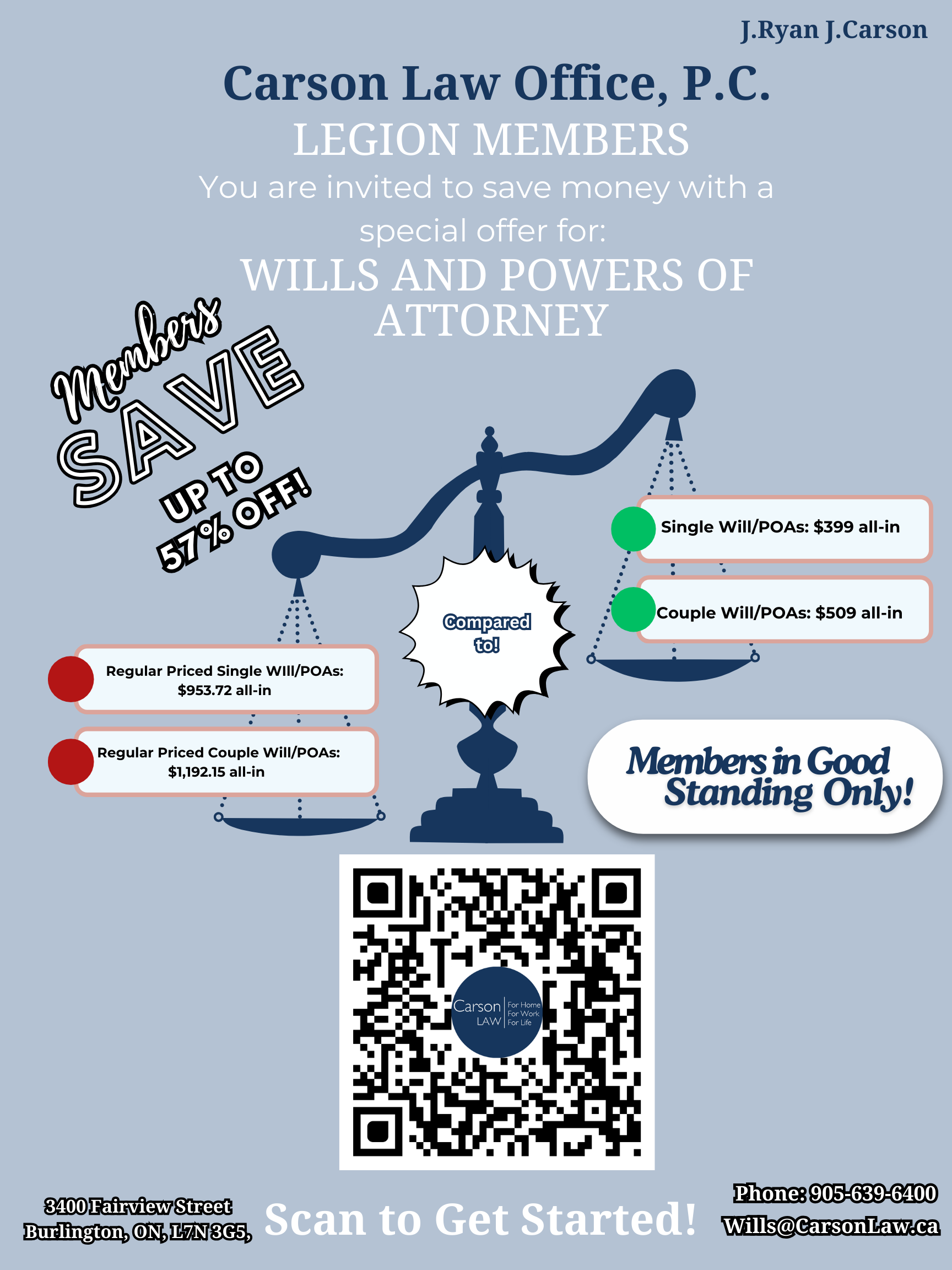 Carson Law — Legion Wills & POA's Landing Page