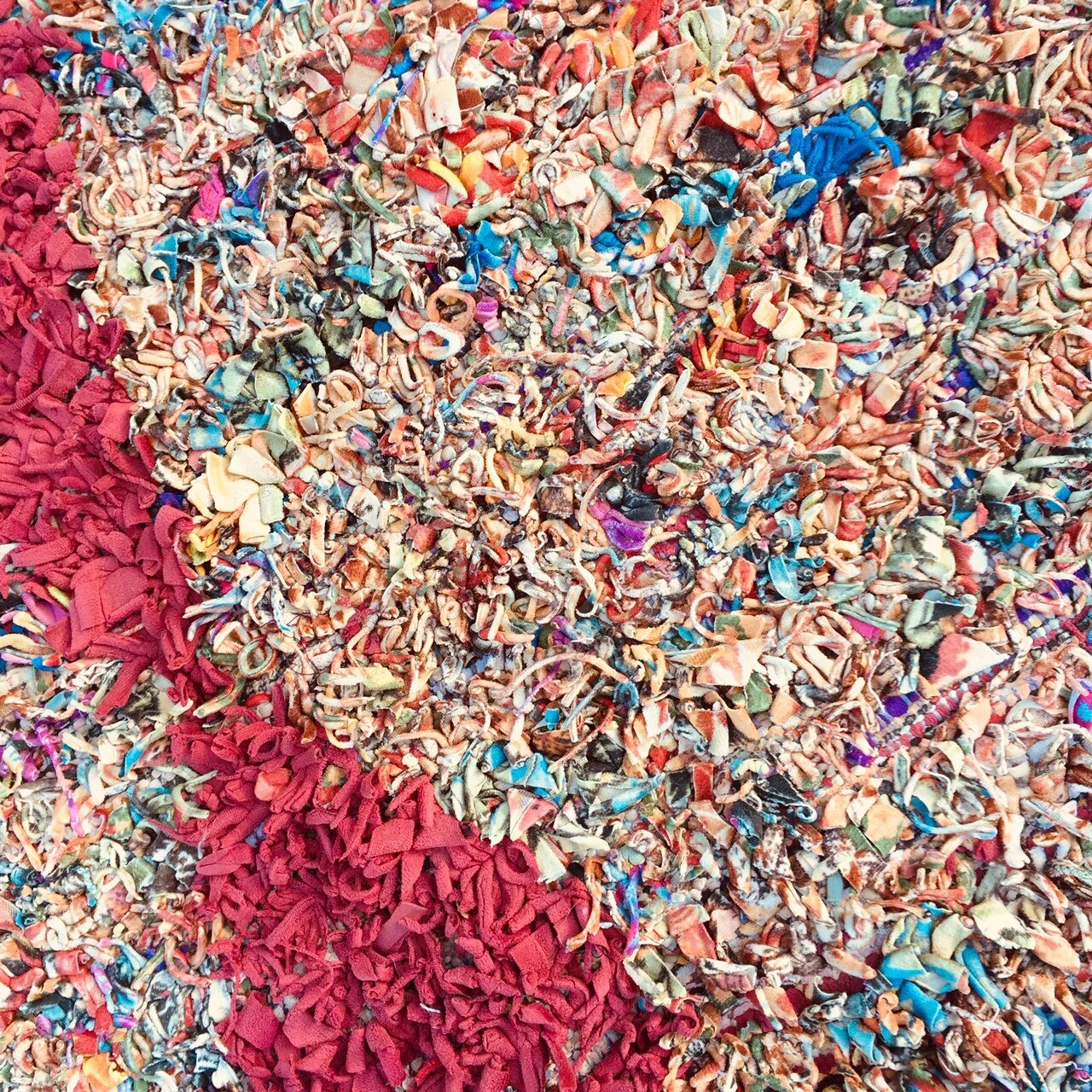 Vintage Moroccan Boucherouite rugs