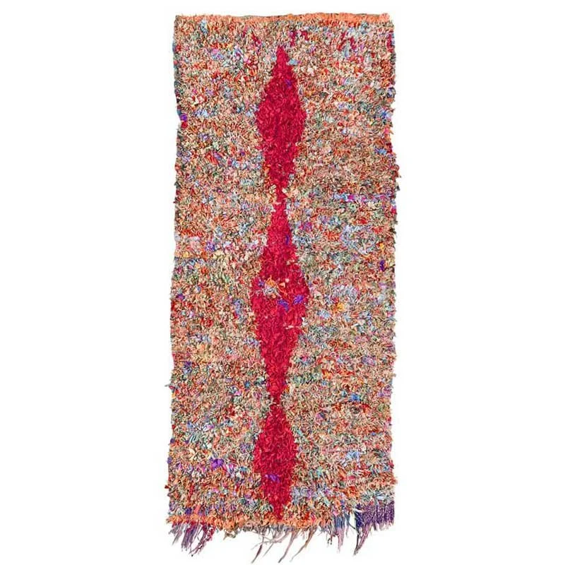 Vintage Moroccan Boucherouite rugs