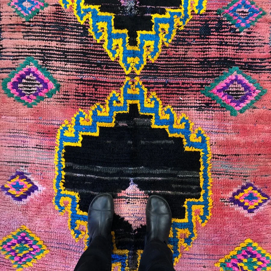 Vibrant authentic Moroccan rugs that play a vital role in Berber craft