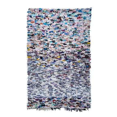 Vintage Moroccan Boucherouite rugs