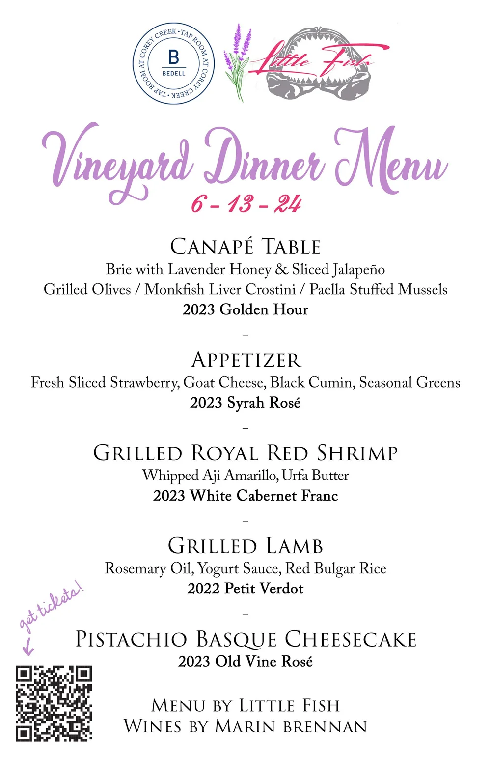 Vineyard Dinner at Corey Creek — Bedell Cellars