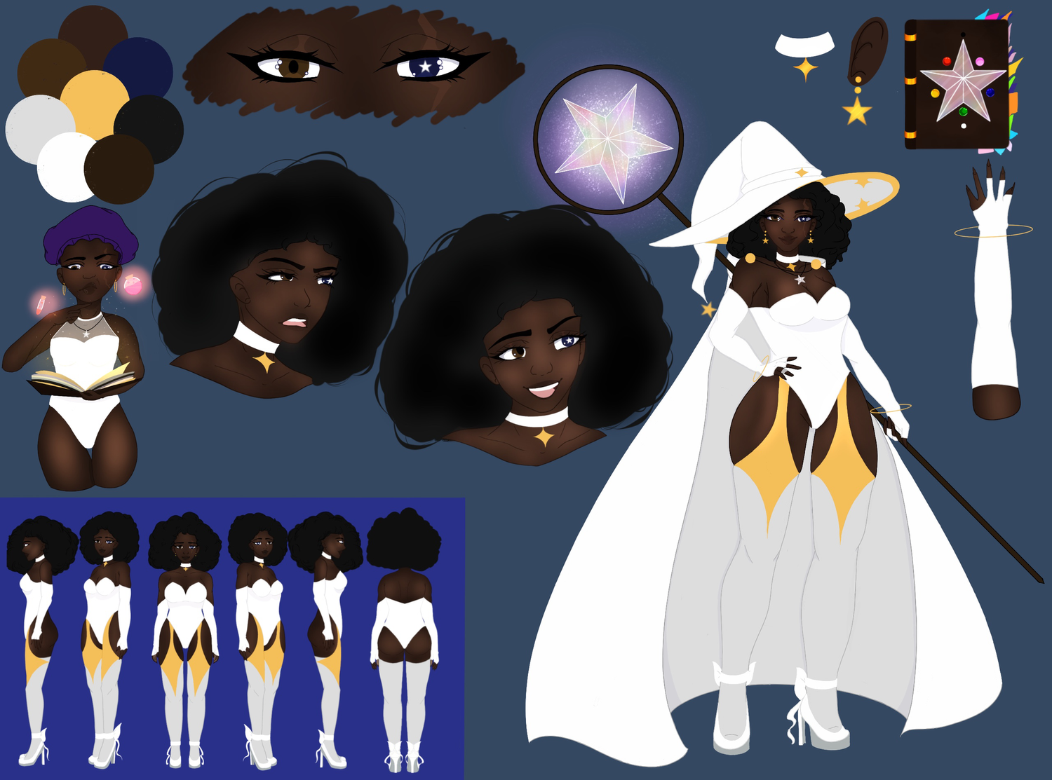 Witch Rosey Character Design Portfolio — Creative Art Works