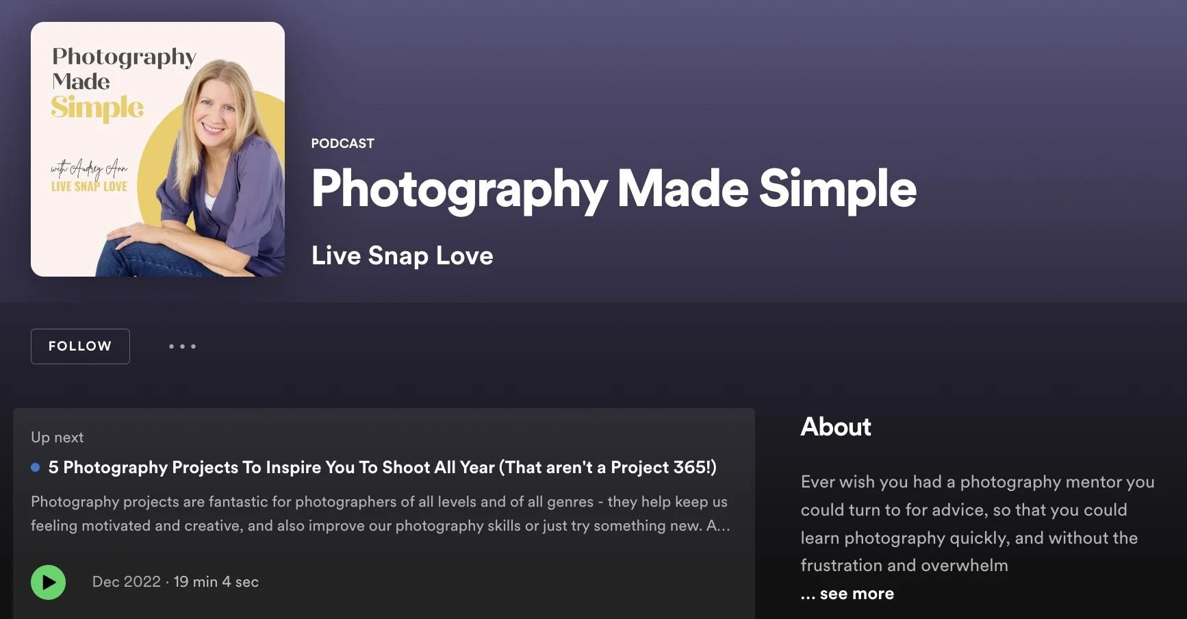 How to Listen and Follow The Photography Made Simple Podcast