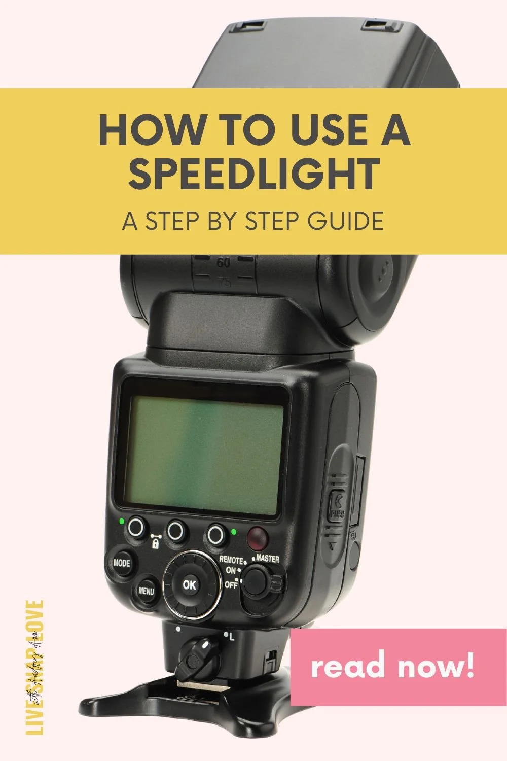 A Step by Step Guide to Using a Speedlight