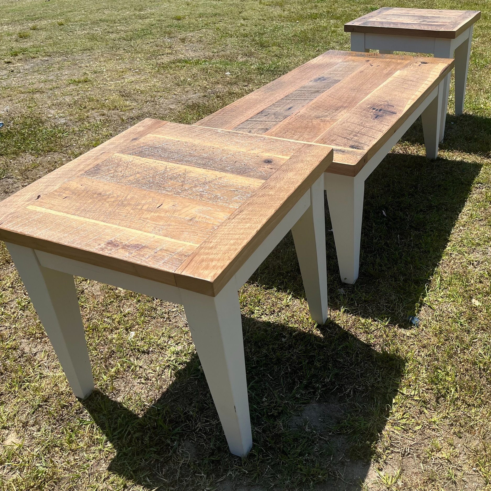 In Stock Farm Tables, benches, stools, and chairs handcrafted with ...