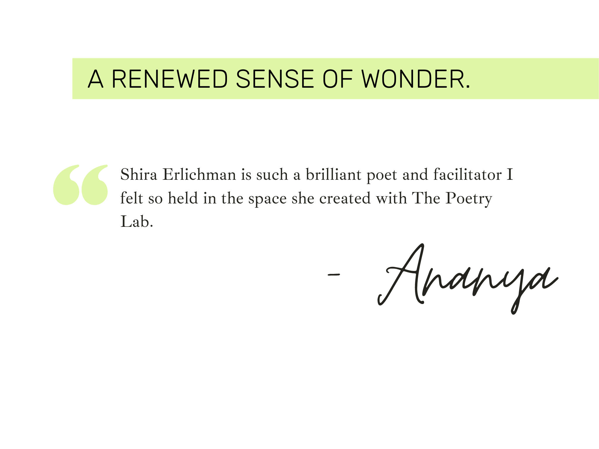 Online Poetry Classes — The Poetry Lab