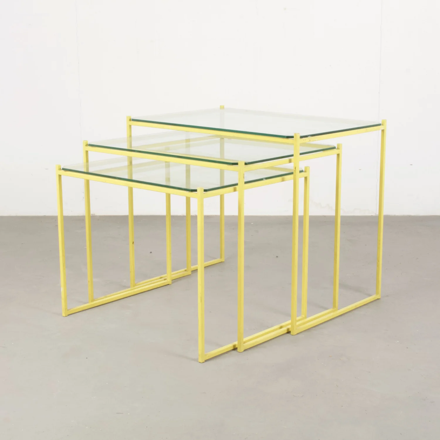 Nest of Metal Tables — Diagonal Furniture