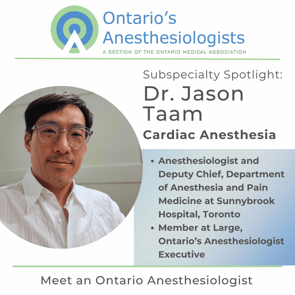 Meet Our Members — Ontario's Anesthesiologists