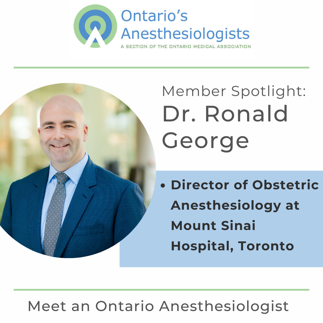 Meet Our Members — Ontario's Anesthesiologists