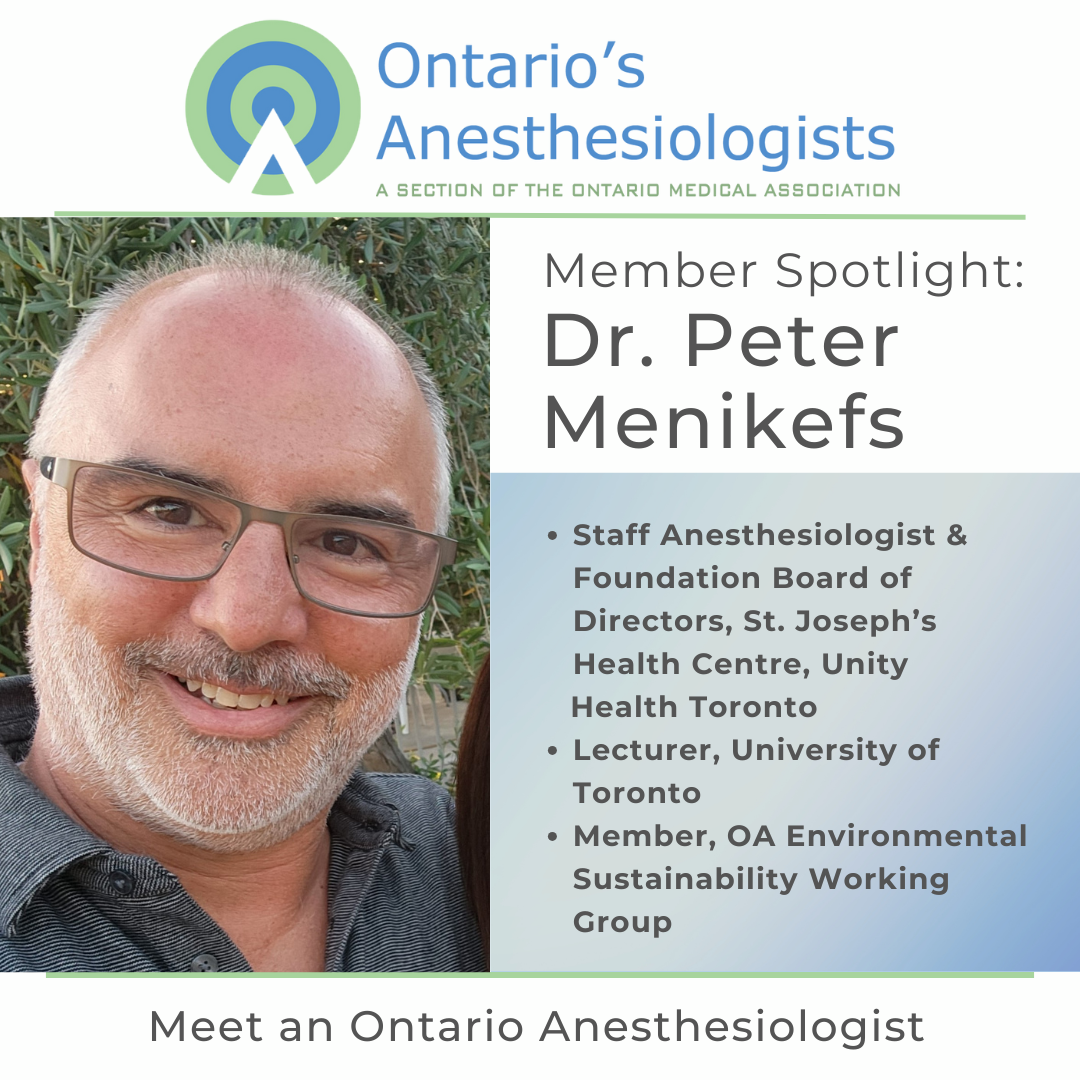 Meet Our Members — Ontario's Anesthesiologists