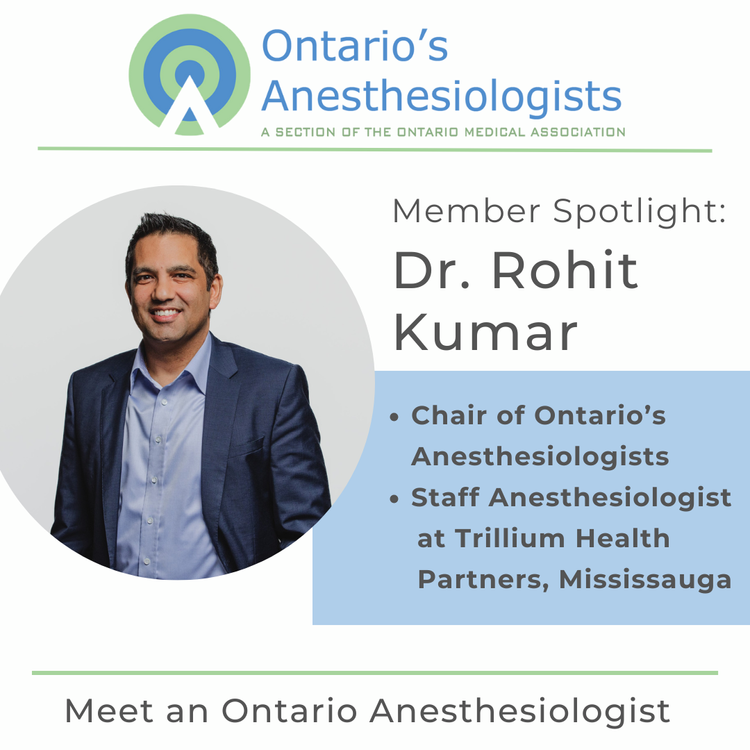 Meet Our Members — Ontario's Anesthesiologists