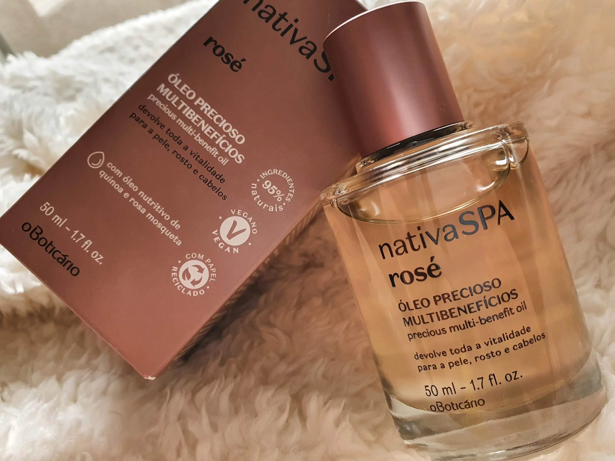 Resenha - Óleo Precioso Multibenefícios Nativa Spa Rosé de O Boticário ...
