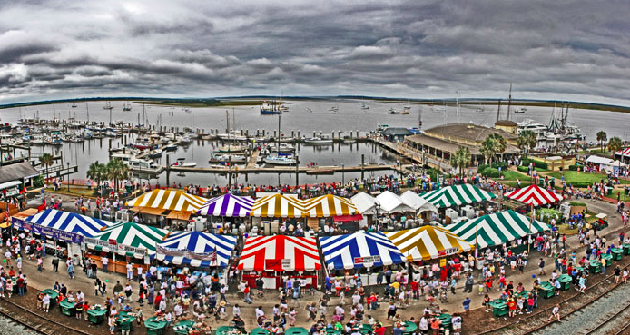 History of the isle of 8 Flags Shrimp Festival — Timoti's