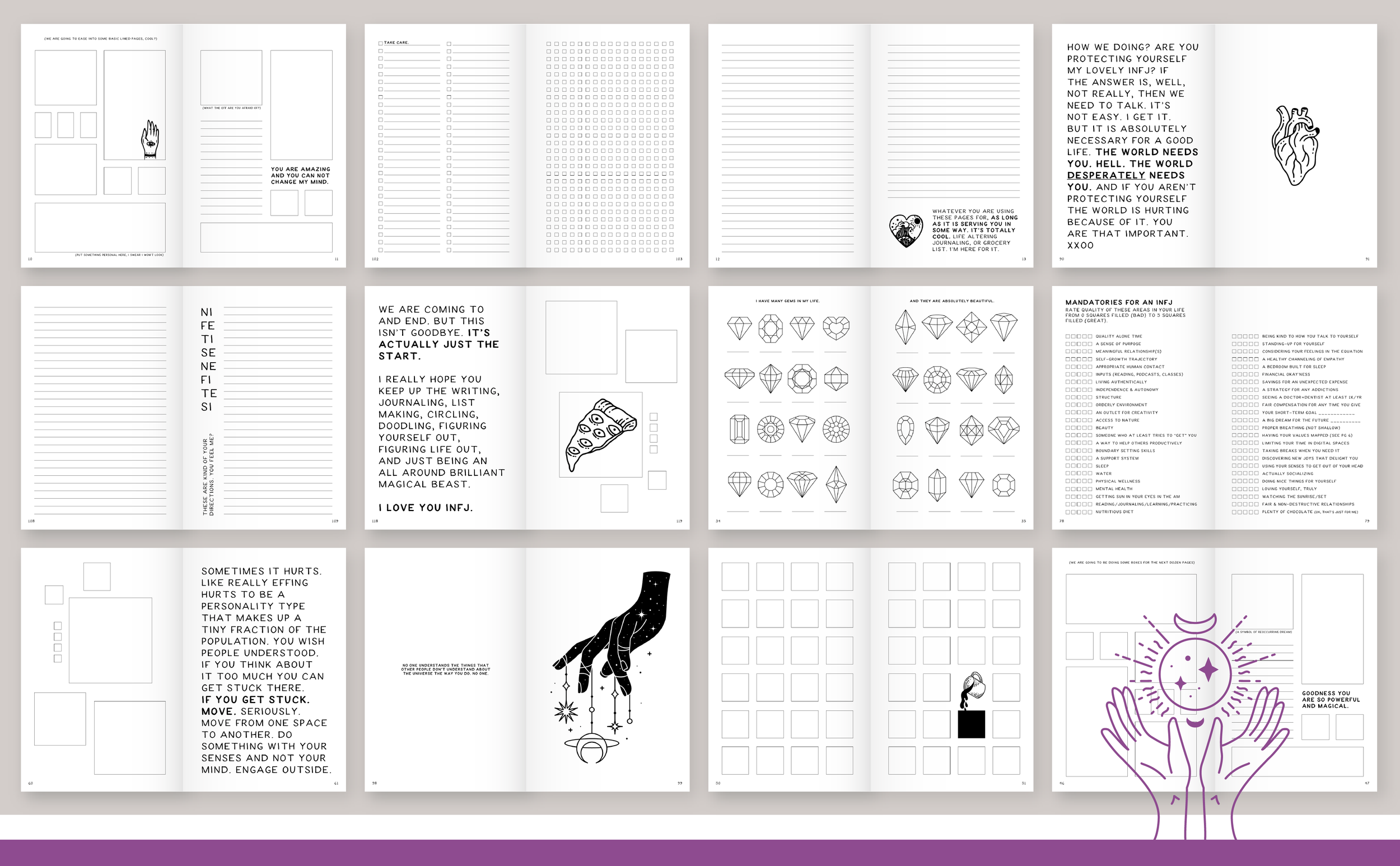 Michelle Lukezic | The INFJ Journal - MBTI Personality Type Books