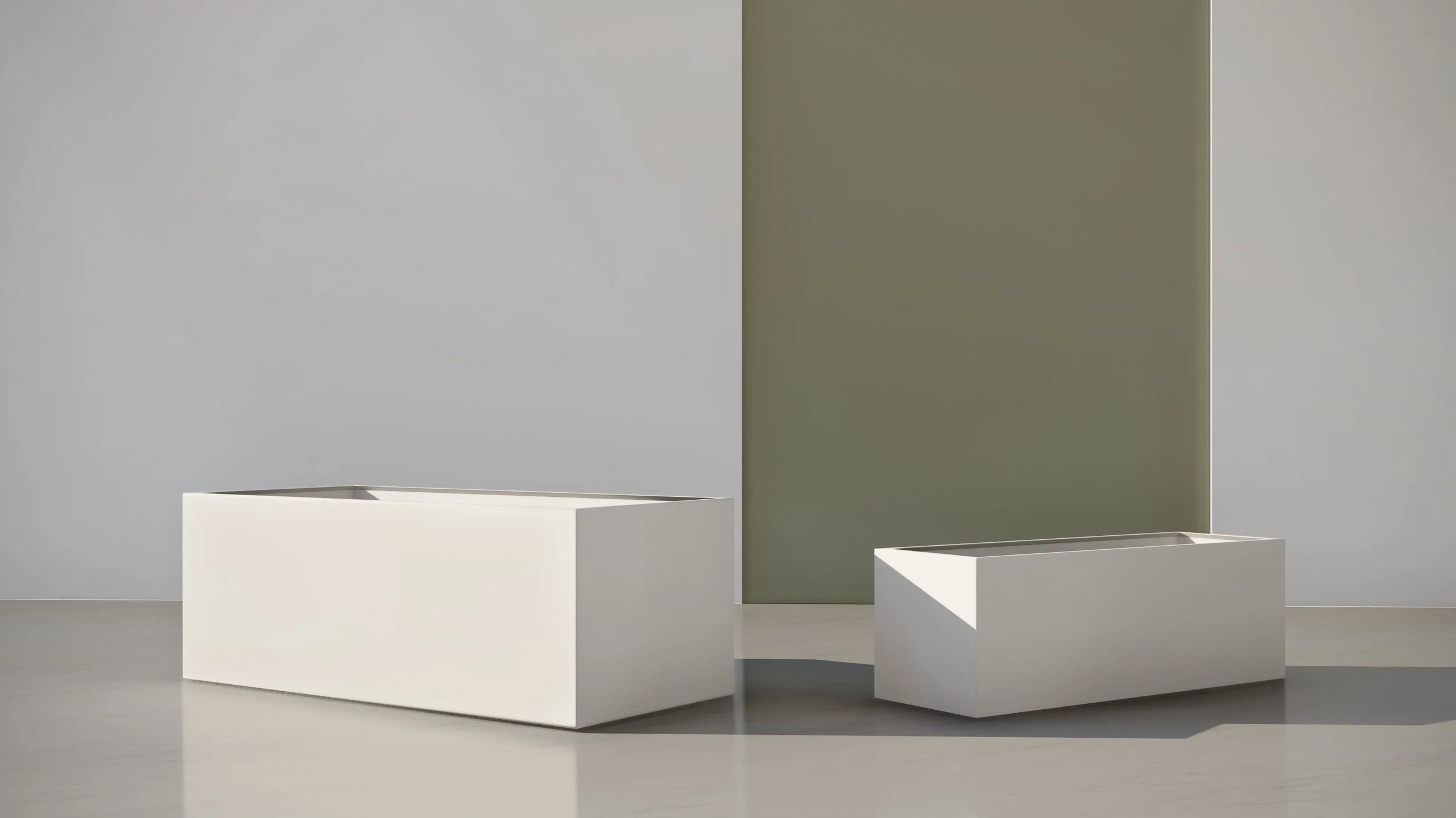 Precast GRC Trough Planter Boxes | Satu Bumi Australia