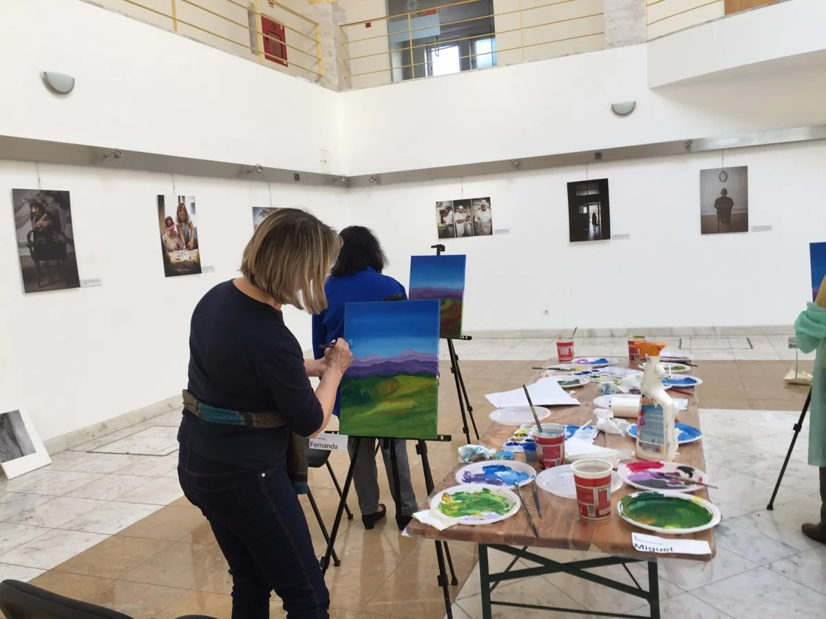 Acrylic Painting workshop - 20th Feb 2017 — Paint in Portugal