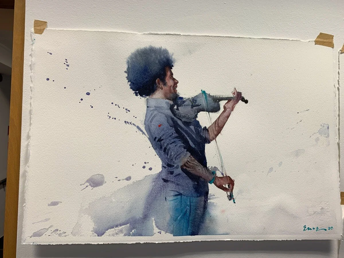 Watercolor Paintings Of Figures